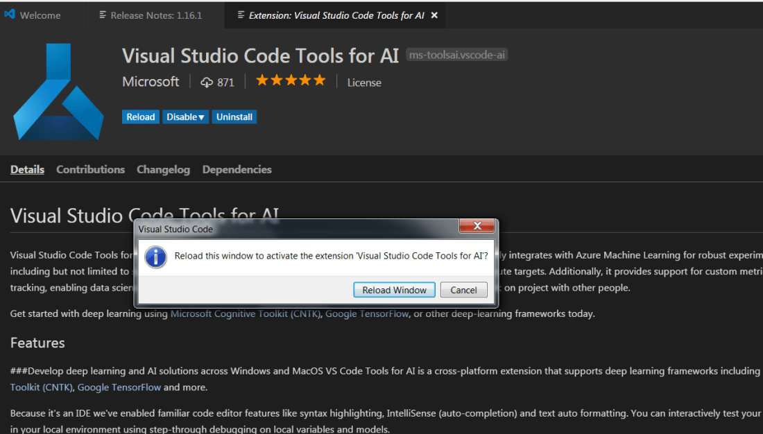 Visual Studio Code Tools for Artificial Intelligence(AI): First look ...