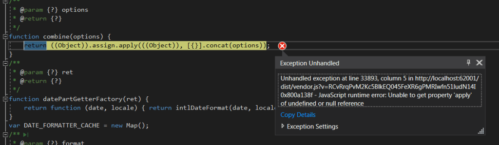 Create Angular 5 application using .Net Core 2.0 Template in Visual ...
