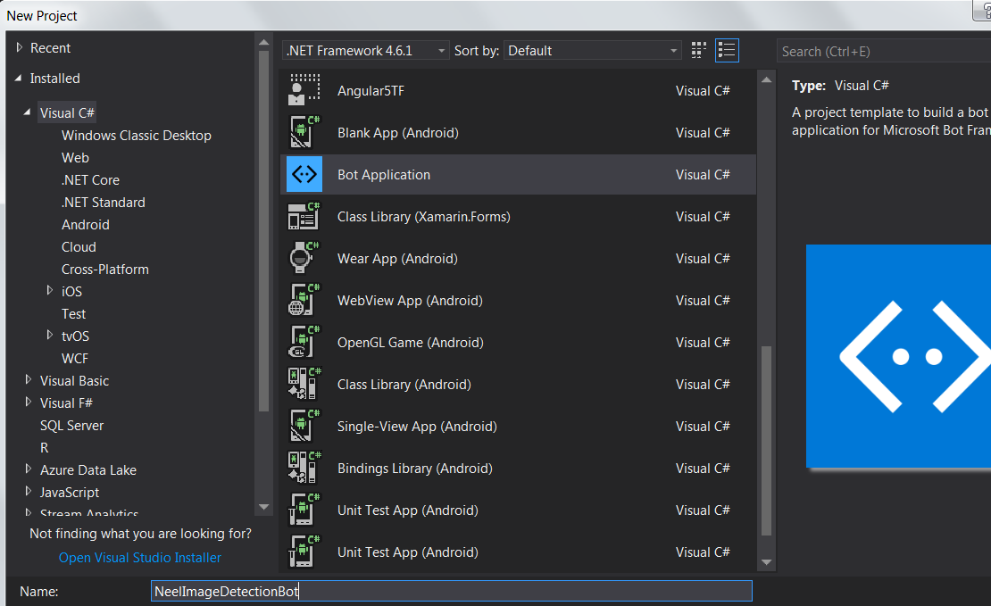 Image detection bot using Microsoft Vision API : Step by step guide ...
