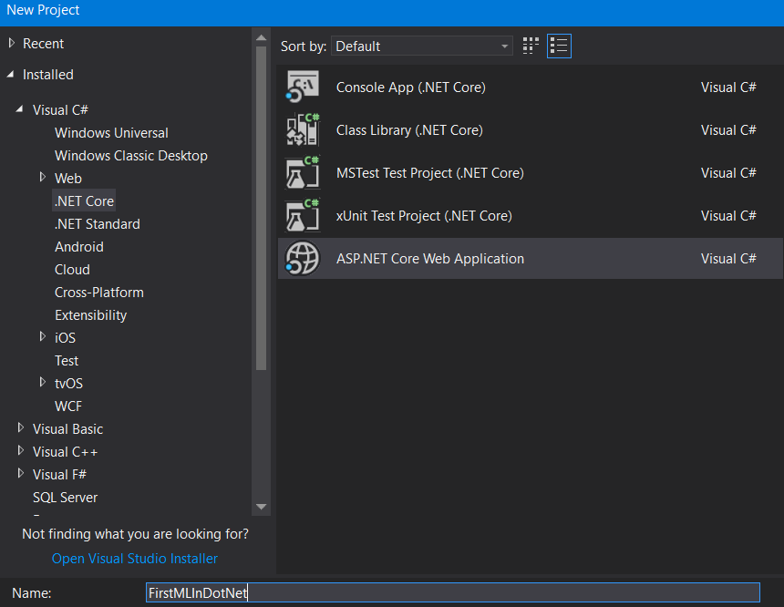 First look of ML.NET: Microsoft Machine Learning framework for .Net ...